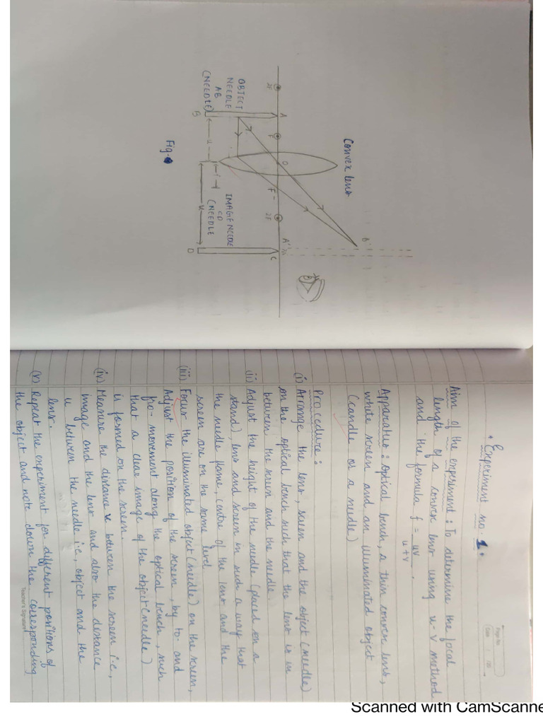 10th Phy Lab Manual | PDF