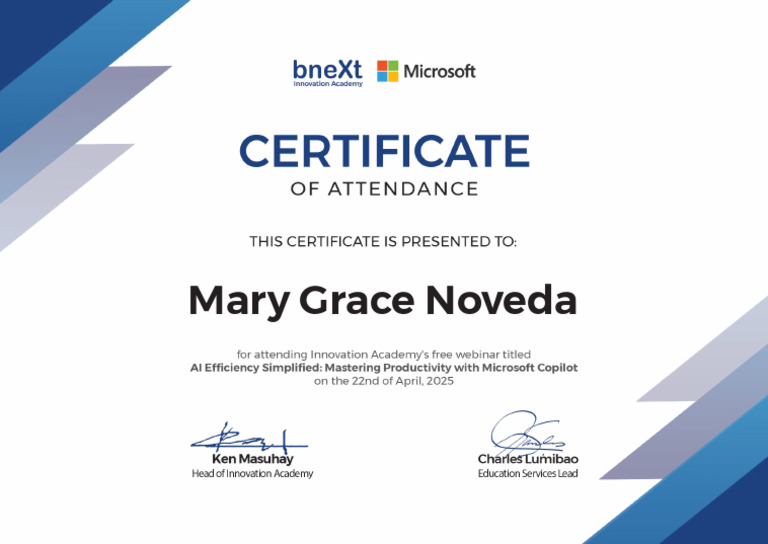 Innovation Academy AI Webinar CoA - M. Noveda | PDF