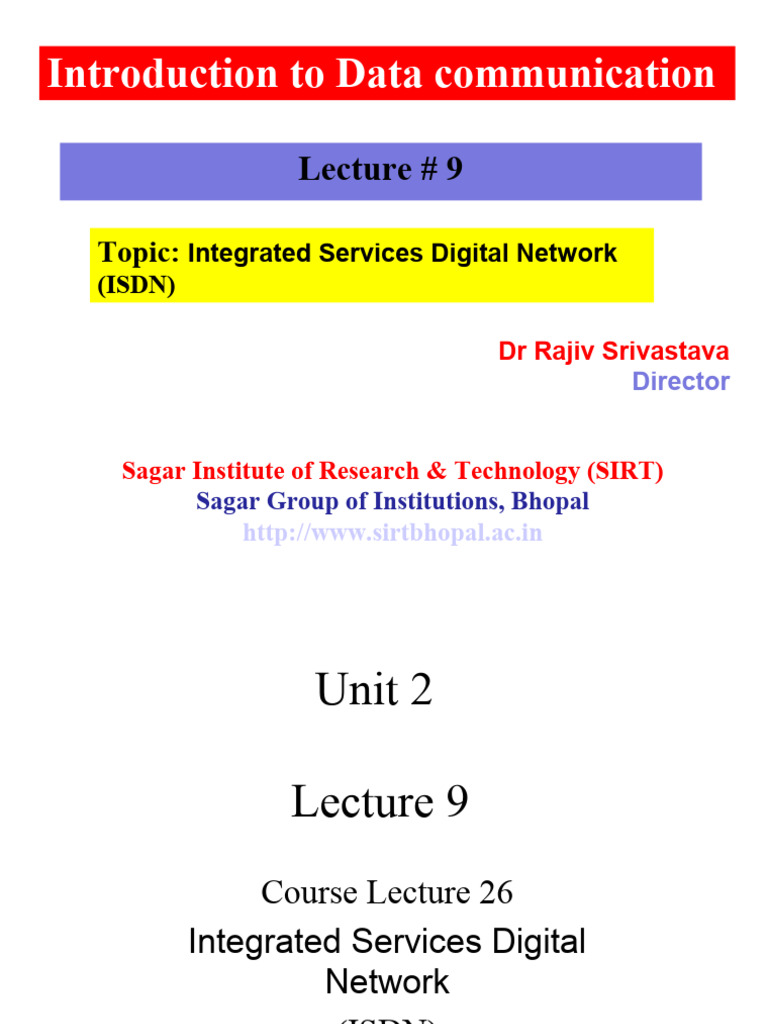 Isdn Network | PDF | Public Switched Telephone Network | Computer Network