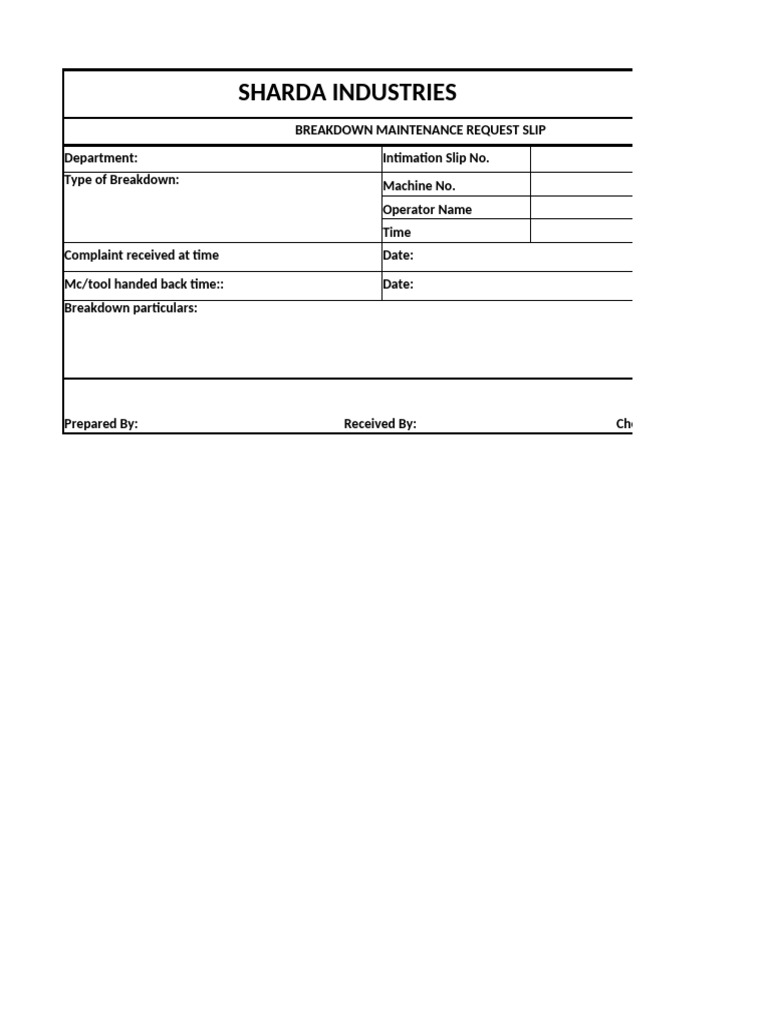 Request Slip | PDF