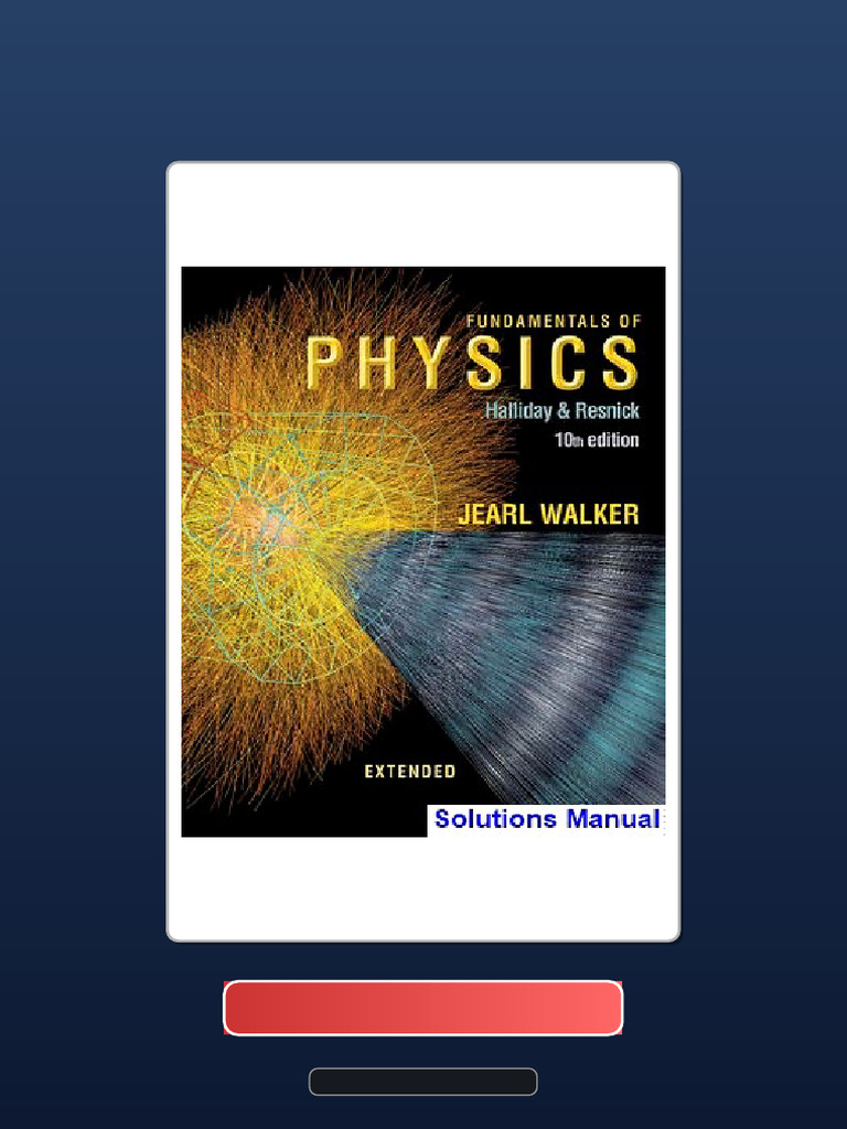 Complete Bundle Fundamentals of Physics Extended 10th Edition Halliday ...