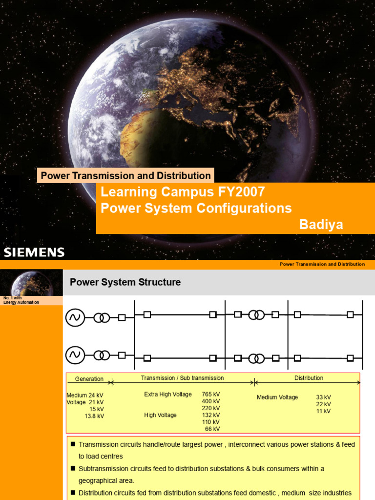Power System Configurations | PDF | Electric Power Distribution ...