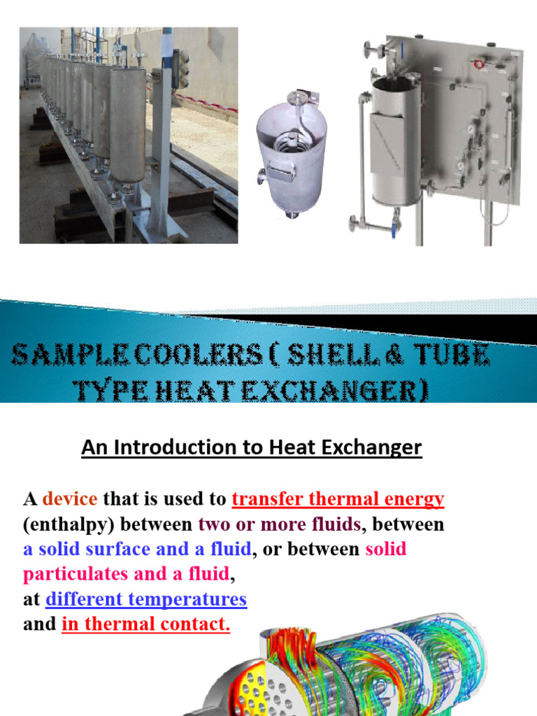 Sample Cooler Heat Exchanger Overview | PDF | Heat Exchanger | Heat ...