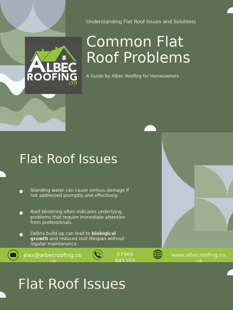 Common Flat Roof Problems & Solutions | PDF | Roof