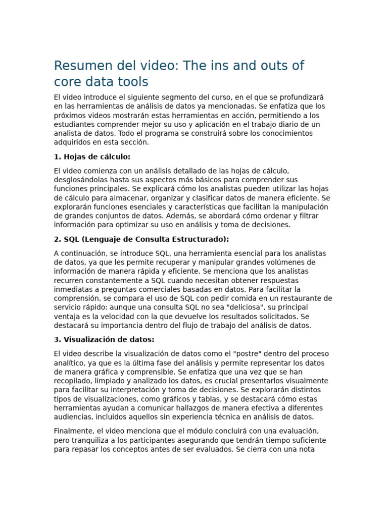 Module 3. Set Up Your Data Analytics Toolbox | PDF | SQL | Informática