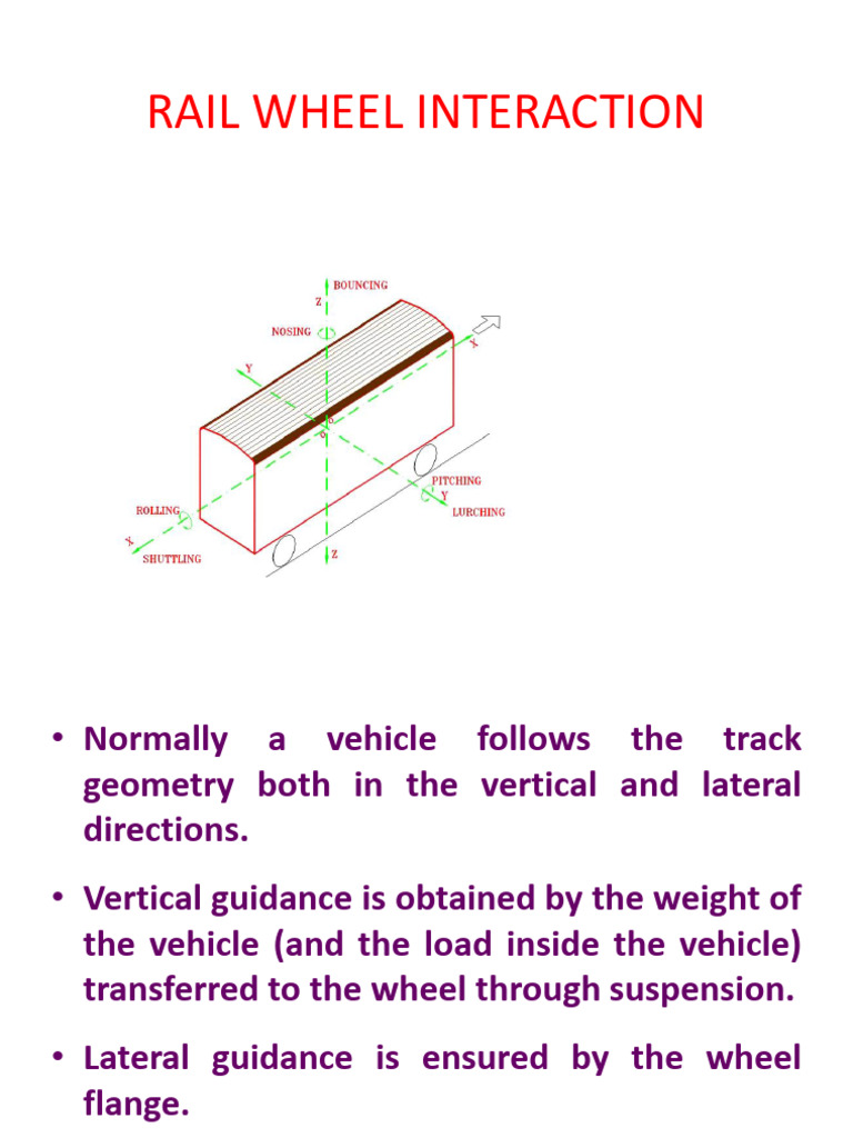Rail Wheel Interaction | PDF | Force | Classical Mechanics