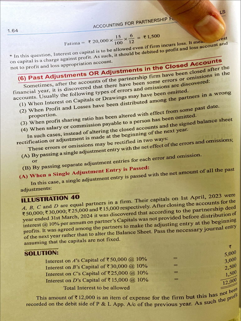 Past Adjustments | PDF