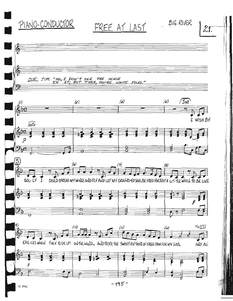 Free At Last Sheet Music and Lyrics | PDF