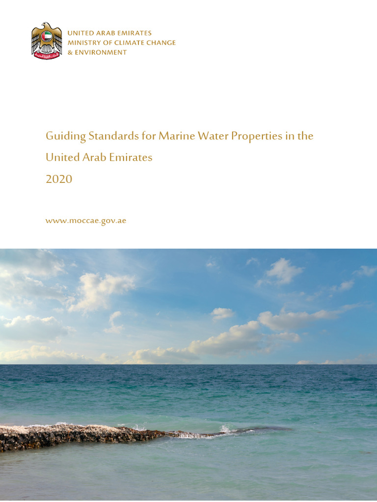 UAE Marine Water Quality Standards Guide | PDF | Sustainability | Seawater