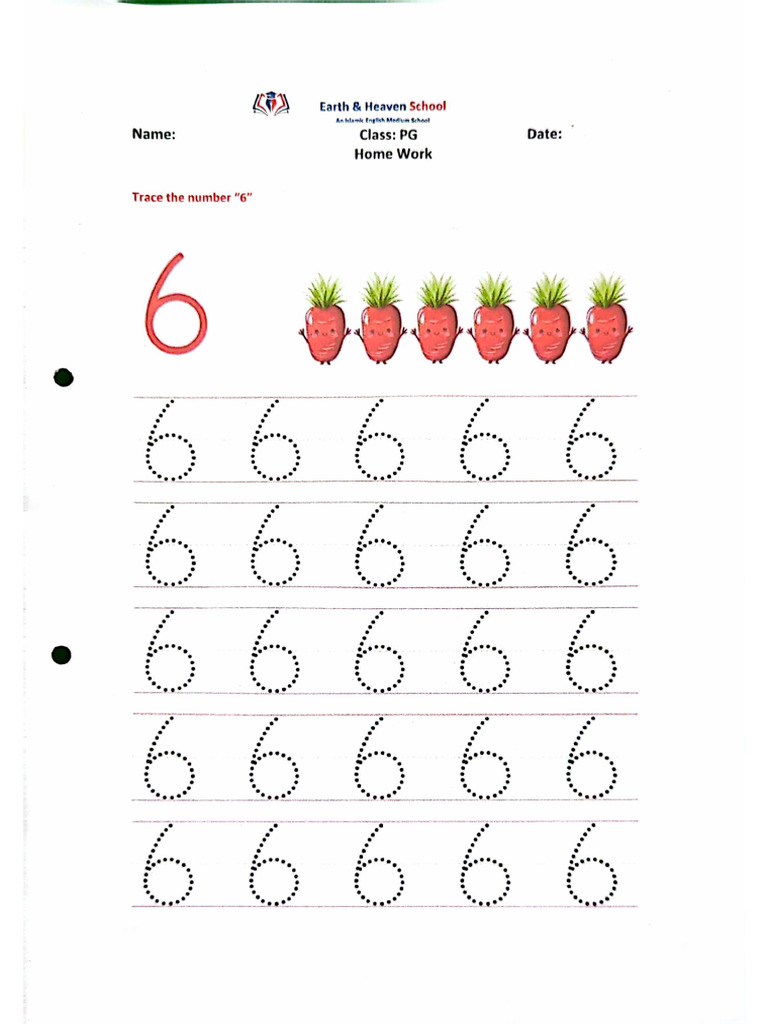 6-9 Numbers | PDF