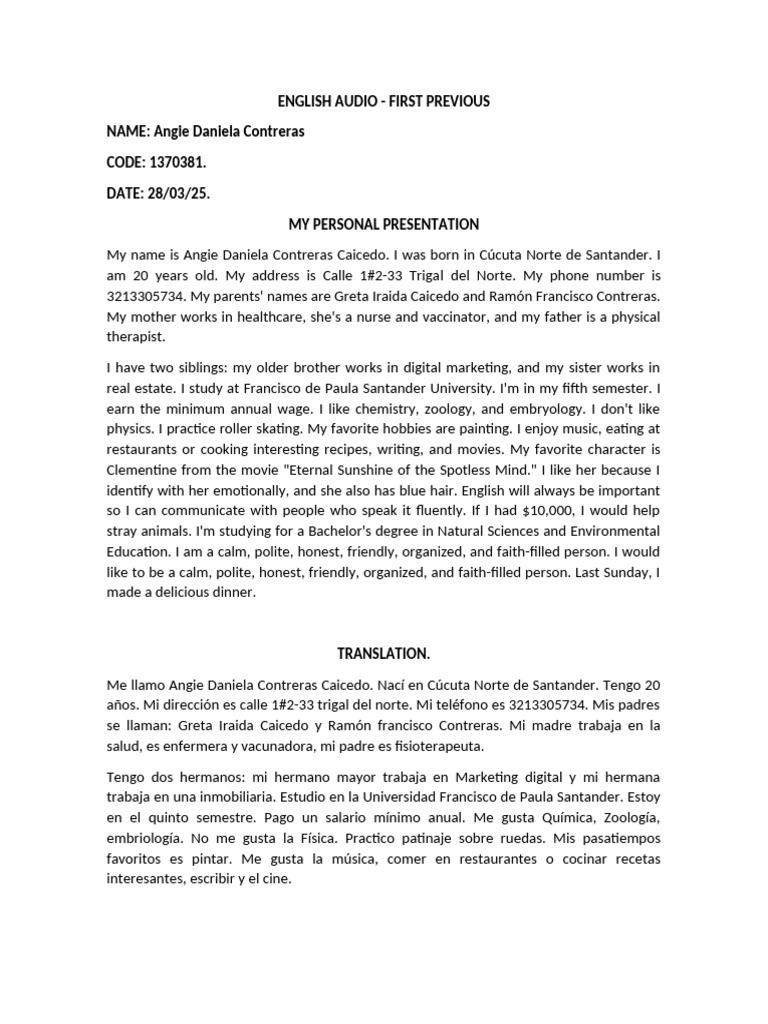 Daniela Contreras 1370381 | PDF