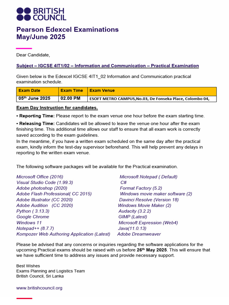 Igcse 4it1 02 Esoft 5th June Batch 2 | PDF