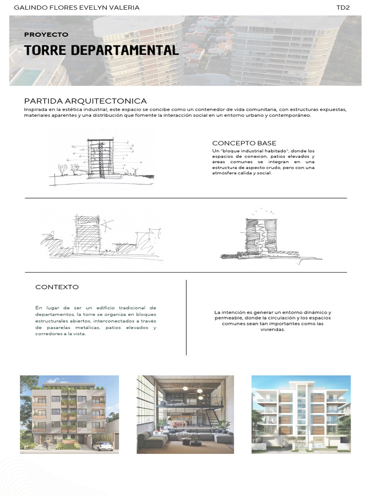 Concepto Deptos | PDF | Torre