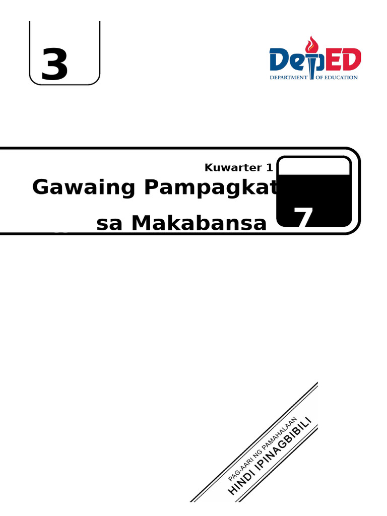 LAS Makabansa 3 Q1 Week7 v.2 | PDF