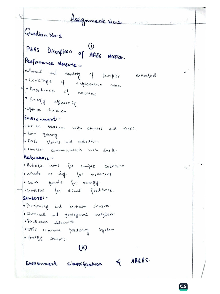 22F 3615 Ai Assignment No 1 | PDF