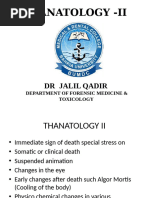 Stages of Post Mortem Lividity and Putrefaction of The Body | PDF ...