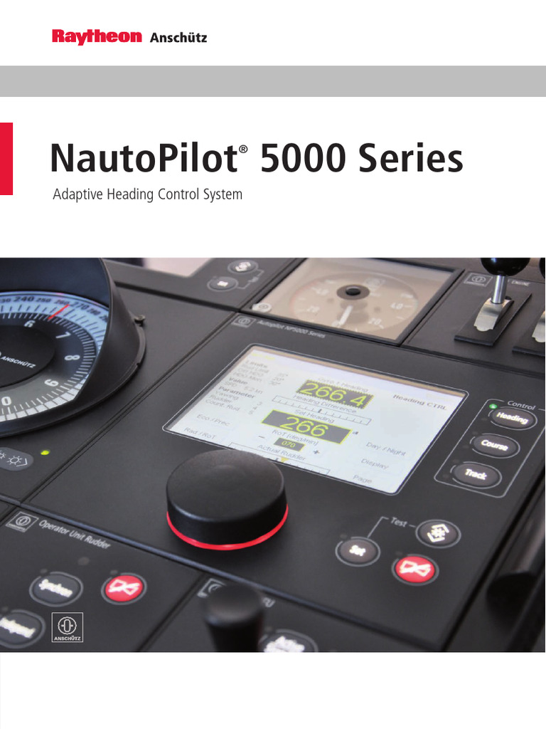 Autopilot Nautopilot 5000 Series | PDF | Rudder | Ships
