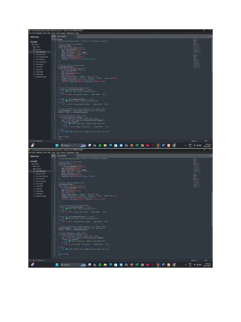 Code Screenshot | PDF