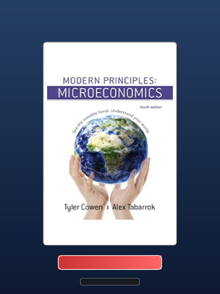 Complete Bundle Modern Principles Microeconomics 4th Edition Cowen HQ ...