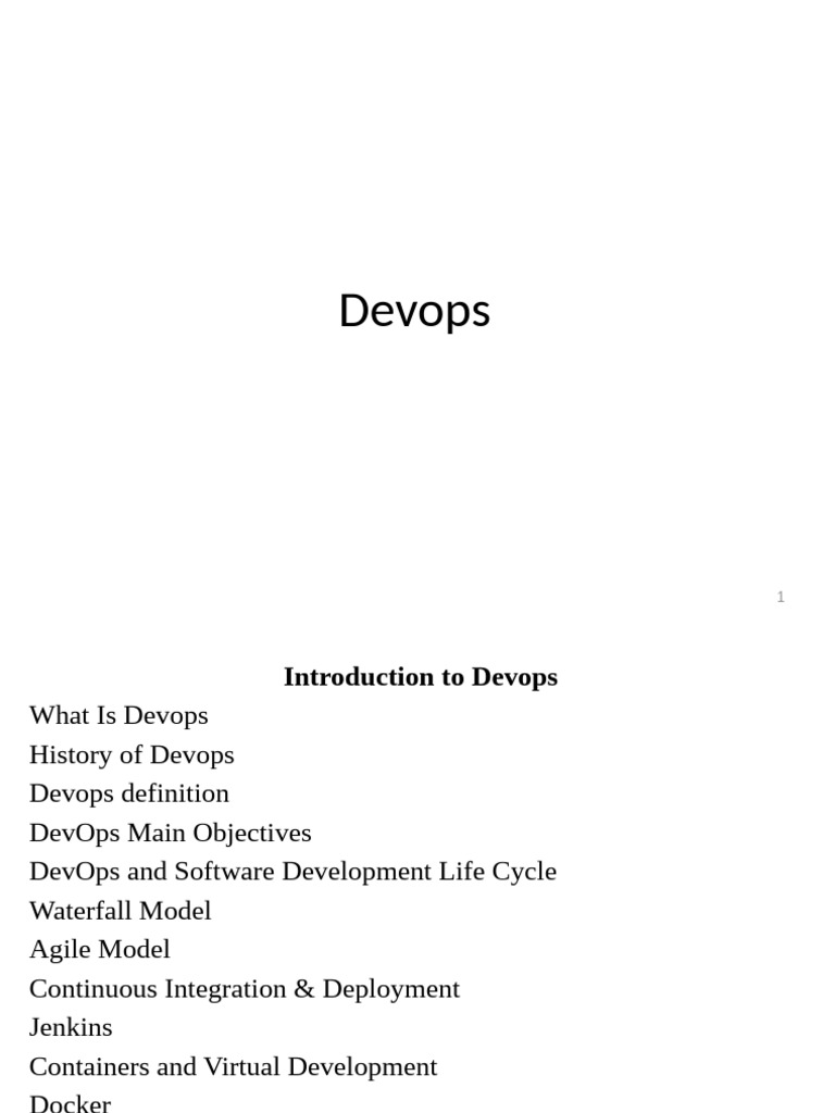 Unit-I - Introduction To Devops | PDF | Virtual Machine | Software Development