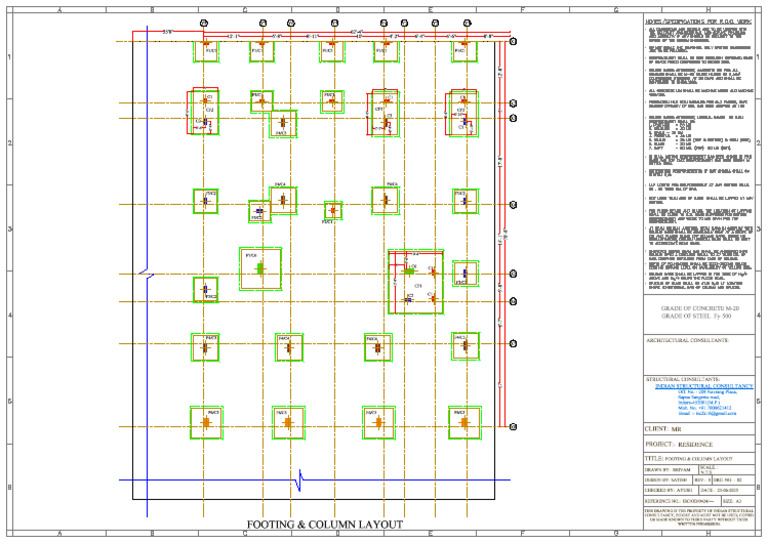 Footing Layout | PDF