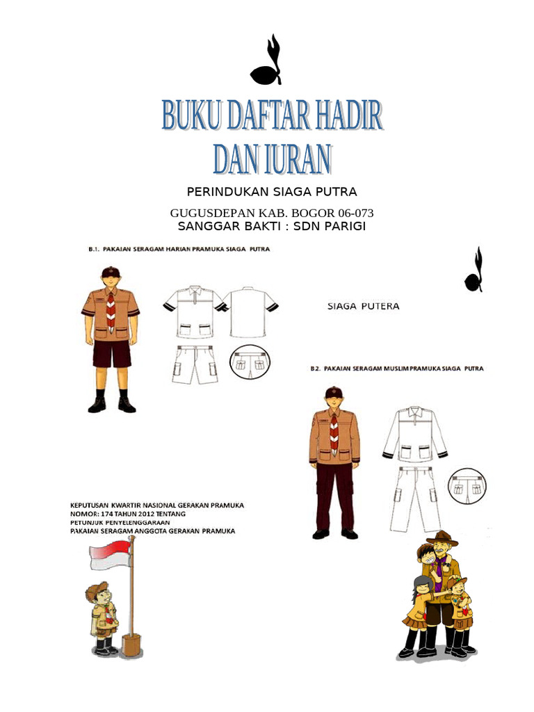 Daftar Hadir Barung Merah SDN Parigi | PDF