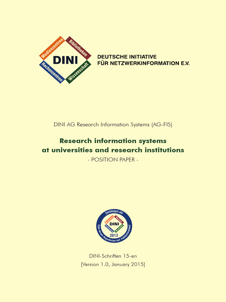 AG Positionspapier Engl Final | PDF | Information | Data