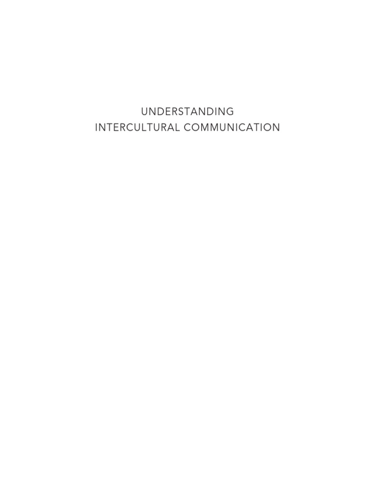 Intercultural Communication Insights | PDF | Cross Cultural ...