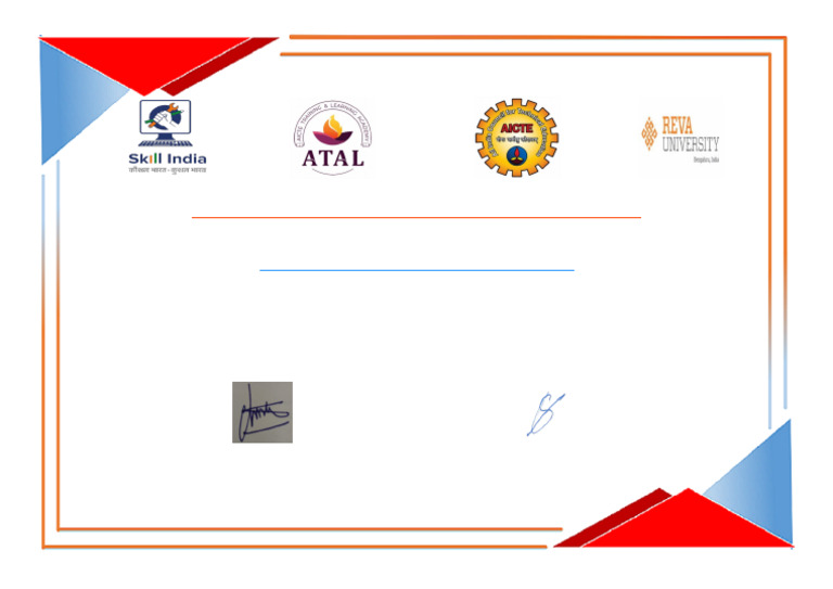 ATAL Certificate for AI Training Completion | PDF