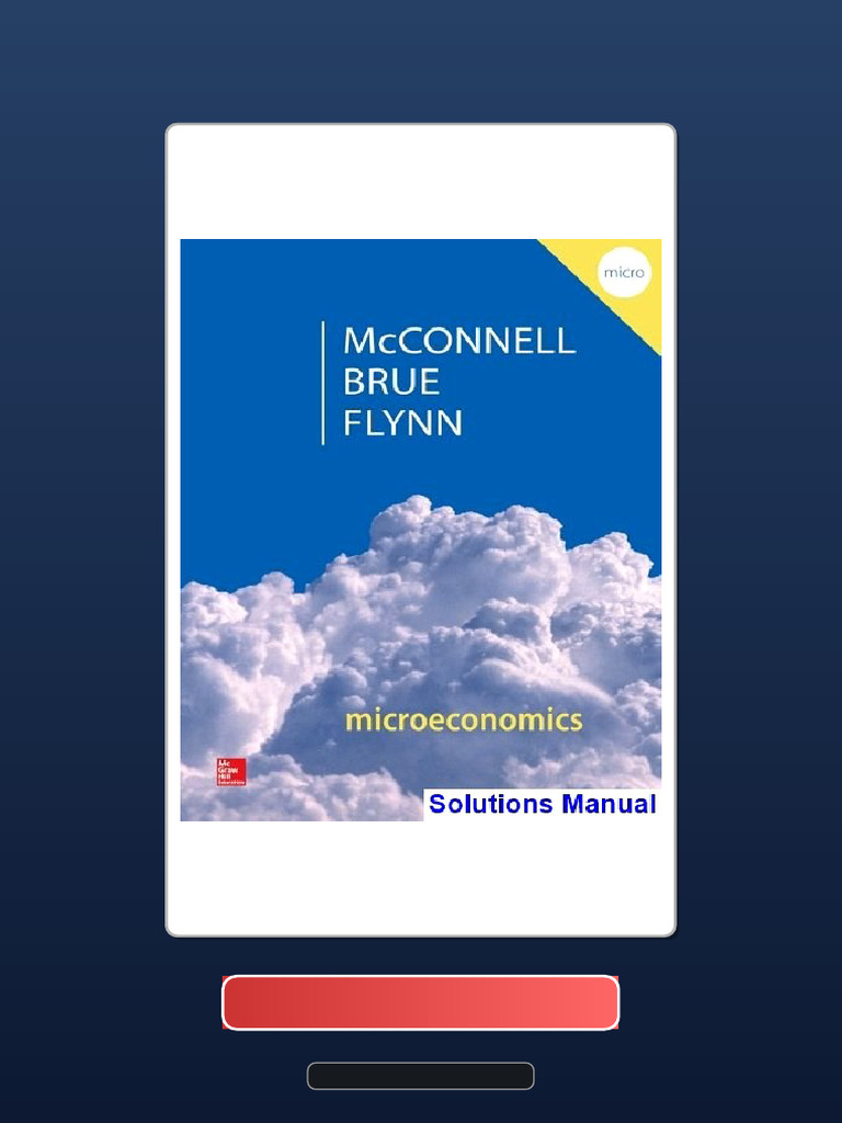Complete Bundle Microeconomics 20th Edition McConnell | PDF ...