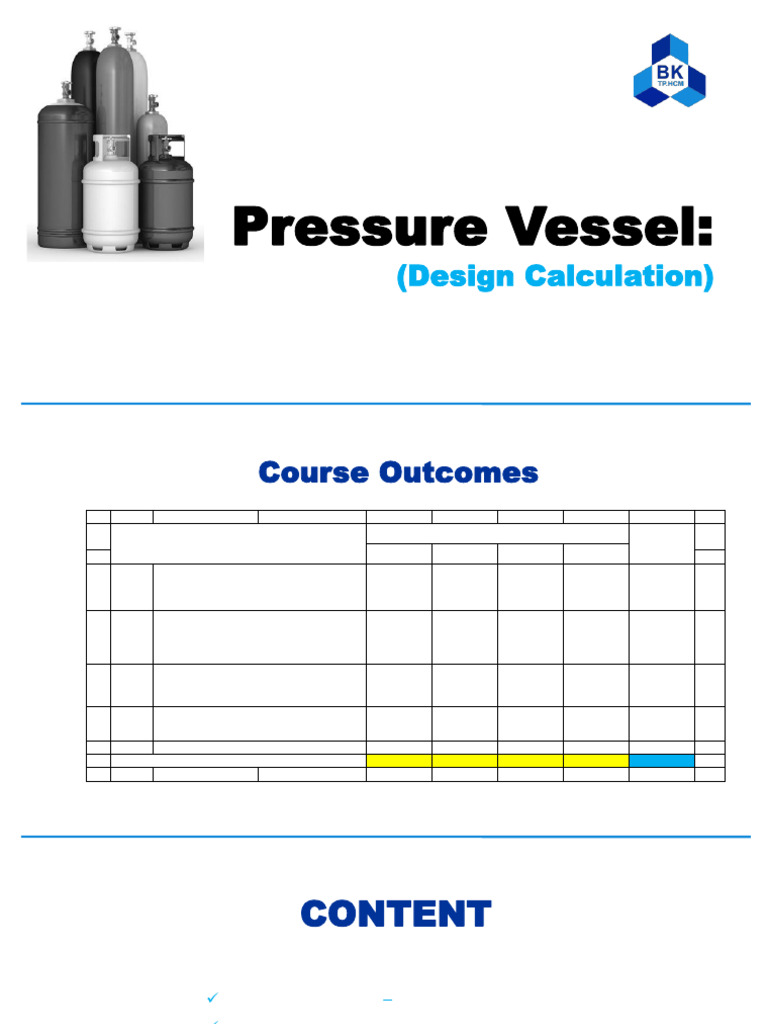 Lecture-09 Pressure Vessel Calculation | PDF | Stress (Mechanics ...