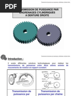 CHAPITRE 6 - Les Engrenages | PDF | Cinématique | Machine