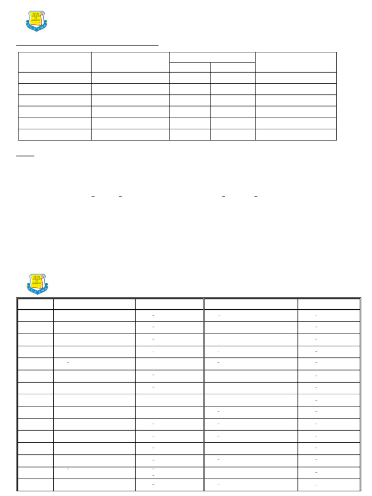 JC Final Exam Timetable 2025 | PDF