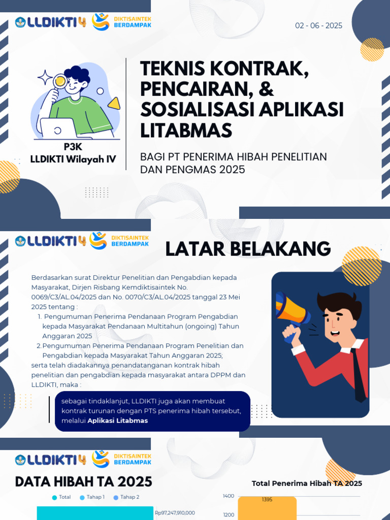 Sosialisasi Aplikasi Litabmas 2025 | PDF