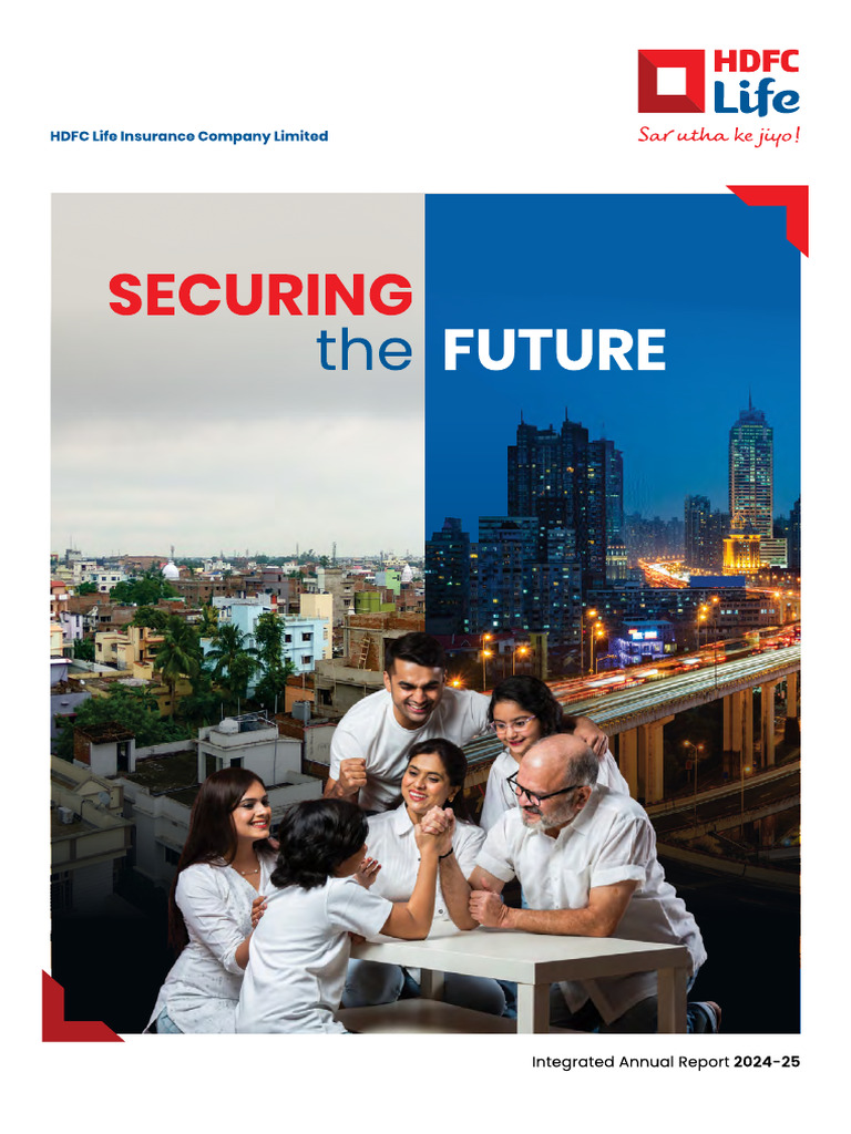 HDFC LIfe Integrated Annual Report Fy 2024 2025 | PDF | Private Sector | Business Economics