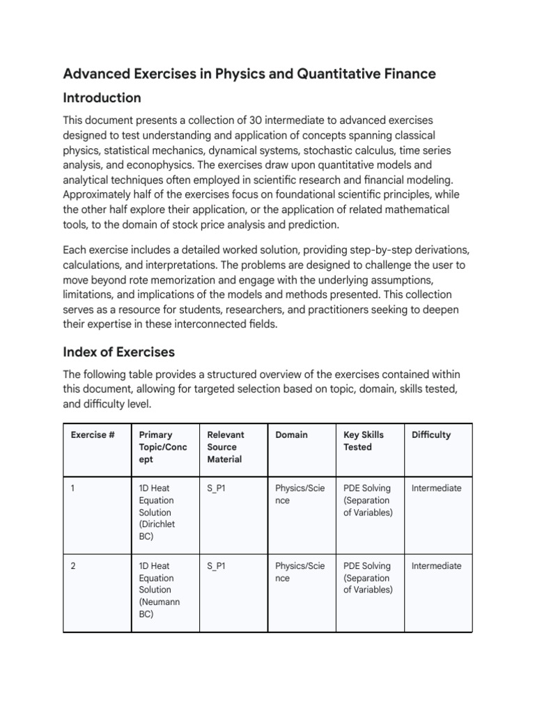 Systems Exercise Generation | PDF | Chaos Theory | Stochastic ...