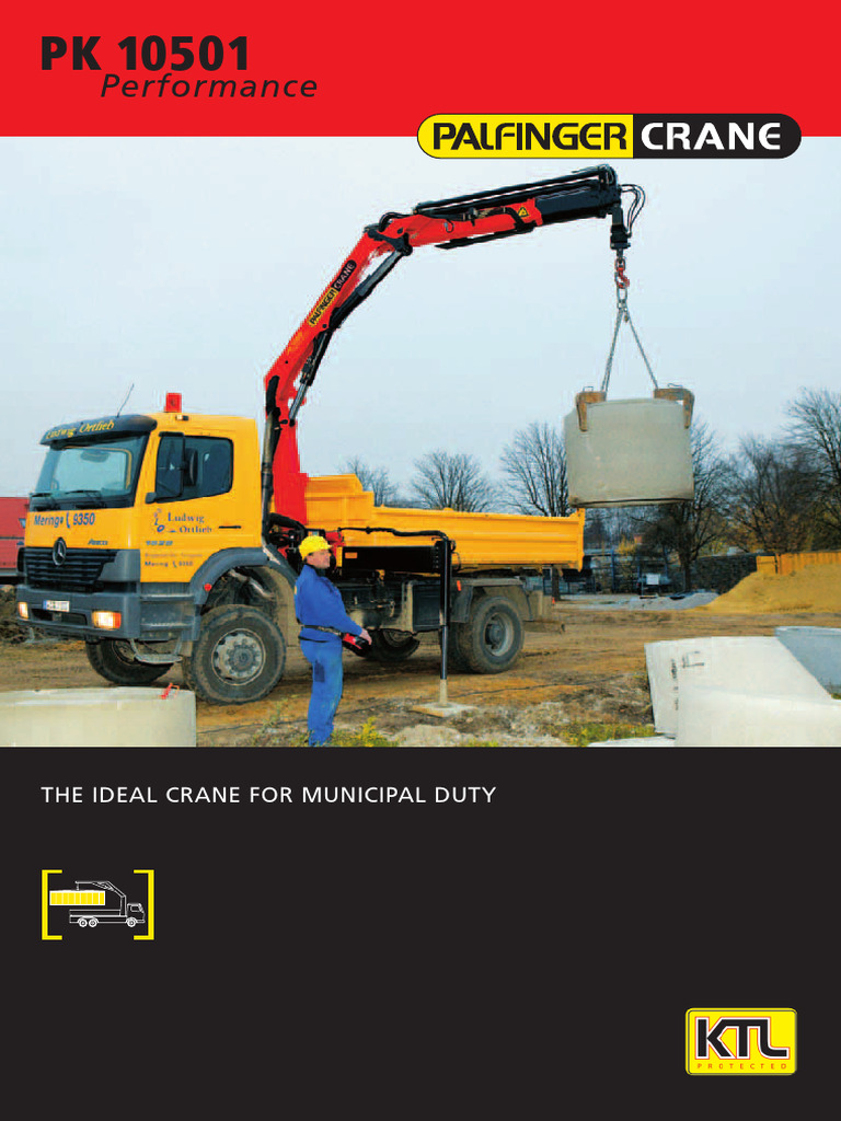 PK 10501 Performance Crane Overview | PDF | Crane (Machine ...