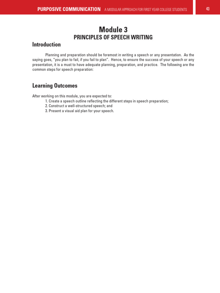 Speech Writing Essentials for Students | PDF | Oprah Winfrey | Argument