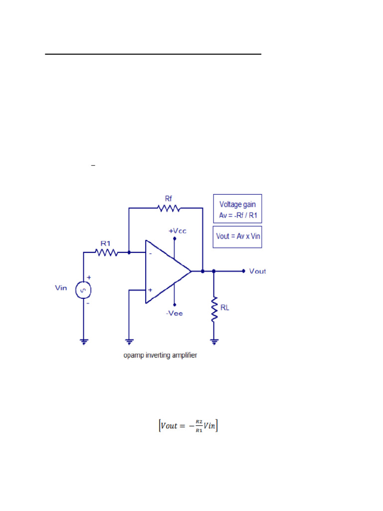 Inverting and Non Inverting Opamp | PDF