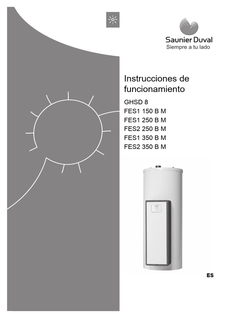 Helioset Acumulador y Grupo Hidrulico Drenaje Automtico 590363 | PDF | Monitor de computadora | Agua