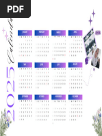 2025 Excel Calendar Project Timeline Template 23 | PDF