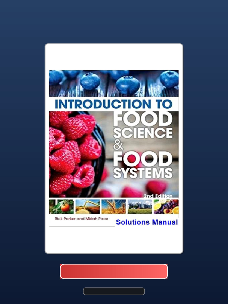 Complete Bundle Introduction To Food Science and Food Systems 2nd ...