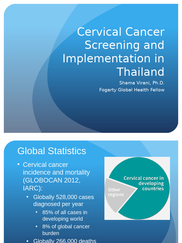 Cervical Cancer Screening in Thailand | PDF | Cervical Cancer | Cancer