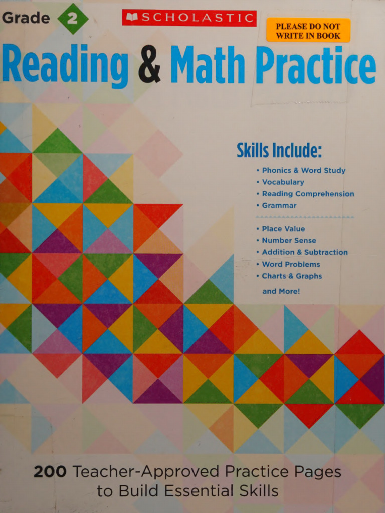 Grade 2 Reading & Math Practice Workbook | PDF | Reading (Process ...