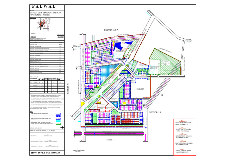 Sector 12 Palwal Map | PDF