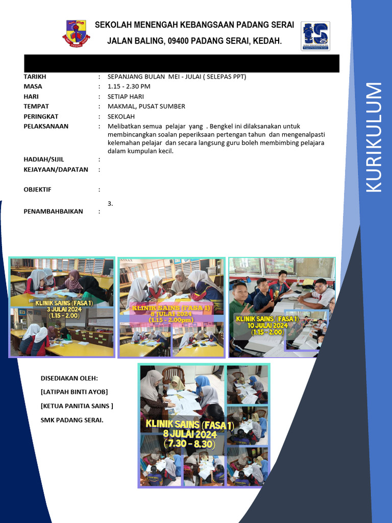 Program Klinik Sains | PDF
