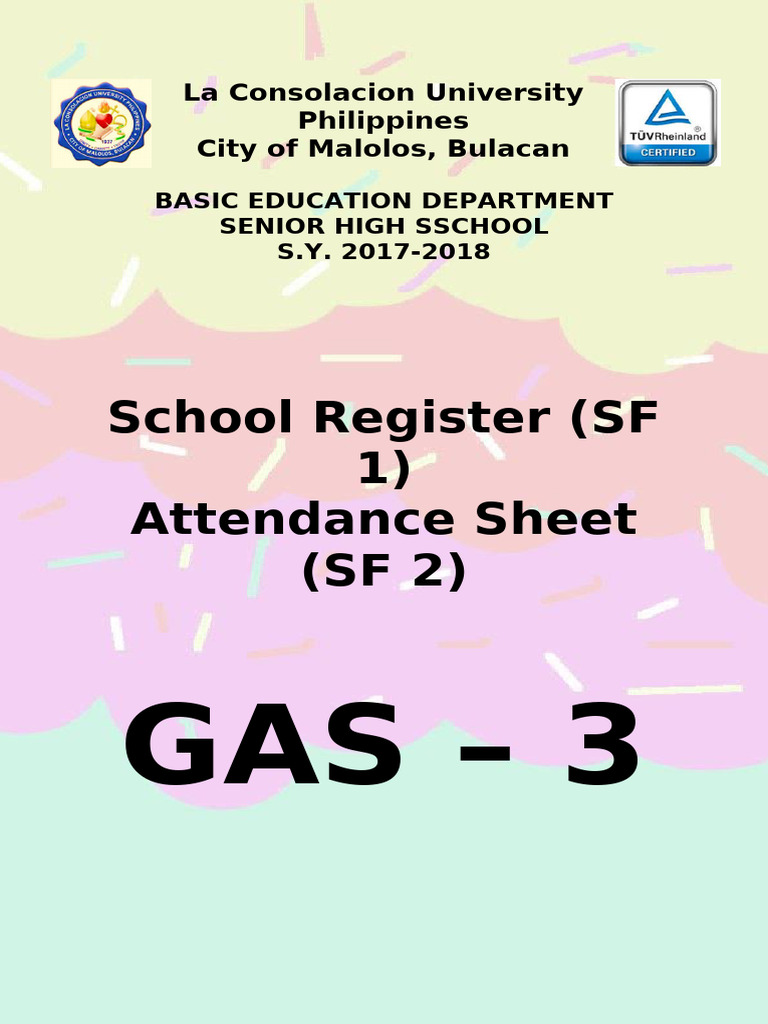Attendance Front Page | PDF