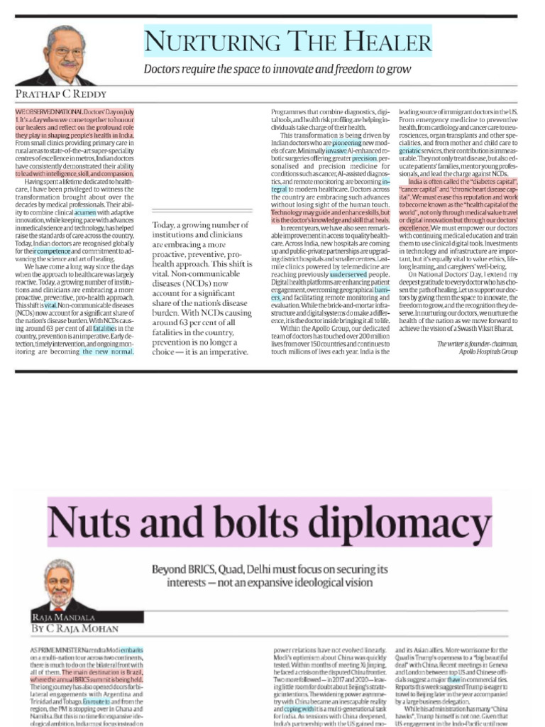 2nd July Highlighted Article | PDF