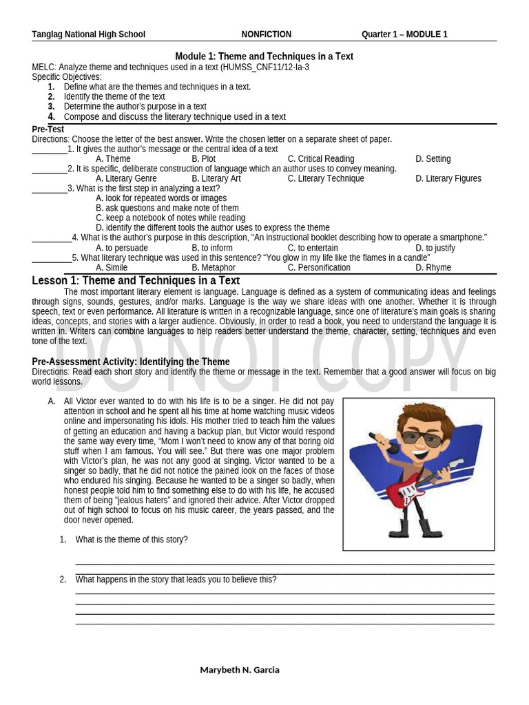 CNF Module 1 | PDF | Metaphor | Narrative