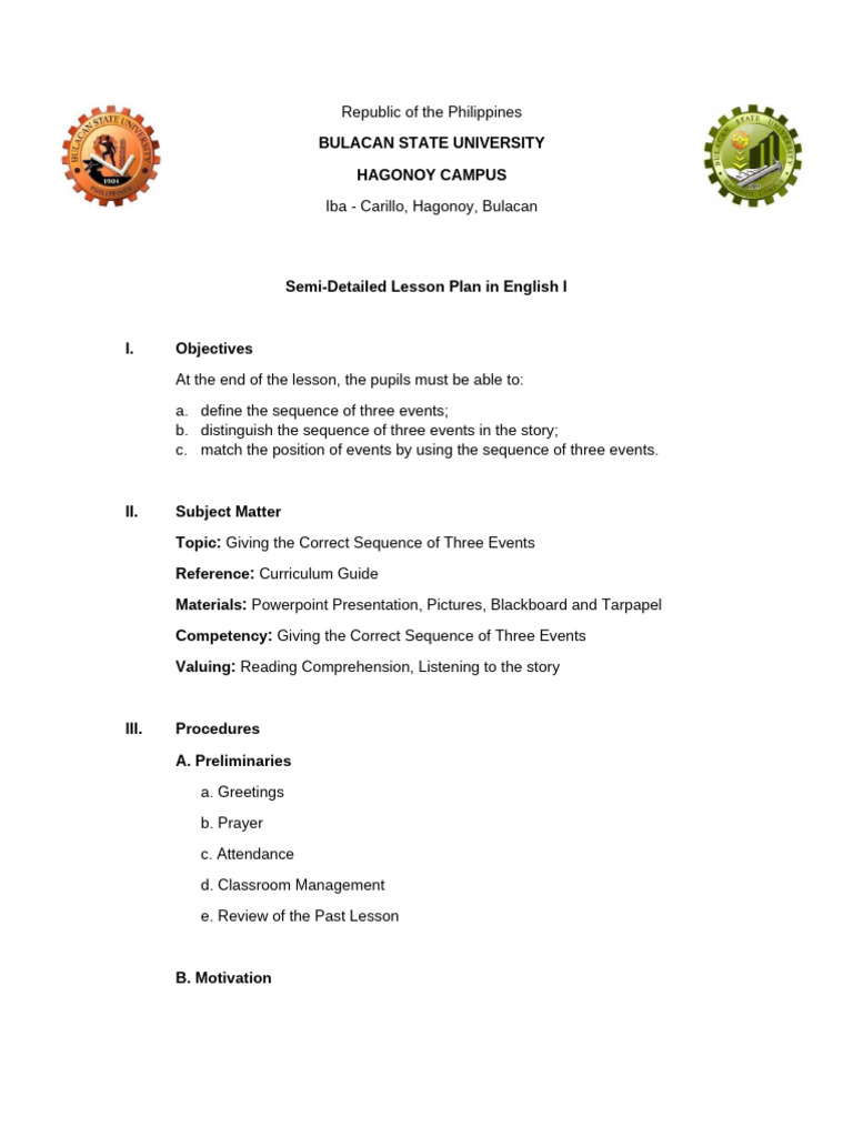 ABG, 3A SDLP in English (b) | PDF | Learning